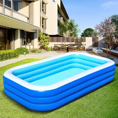 rectangular inflatable swimming pool