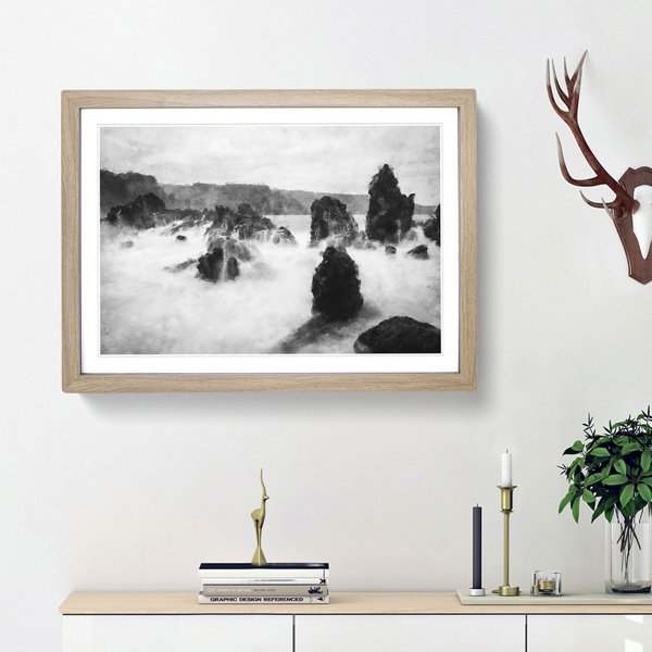 East Urban Home The Kula Hawaii Coastline - Picture Frame Painting ...