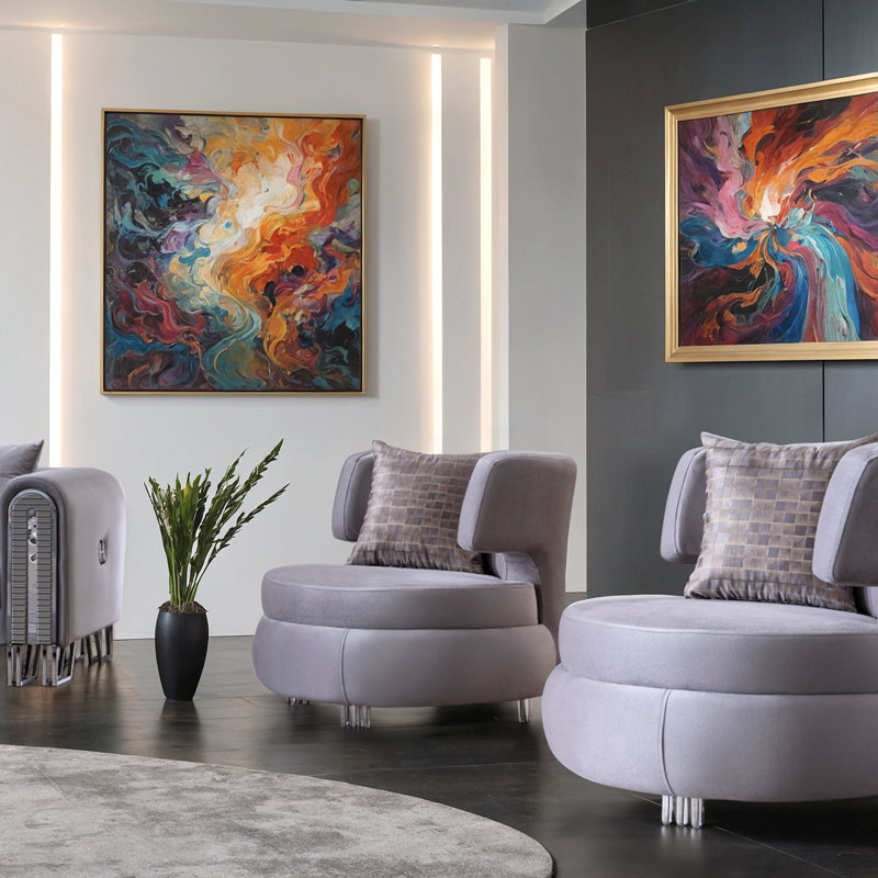 Everly Quinn Jany 4 - Piece Velvet Living Room Set | Wayfair