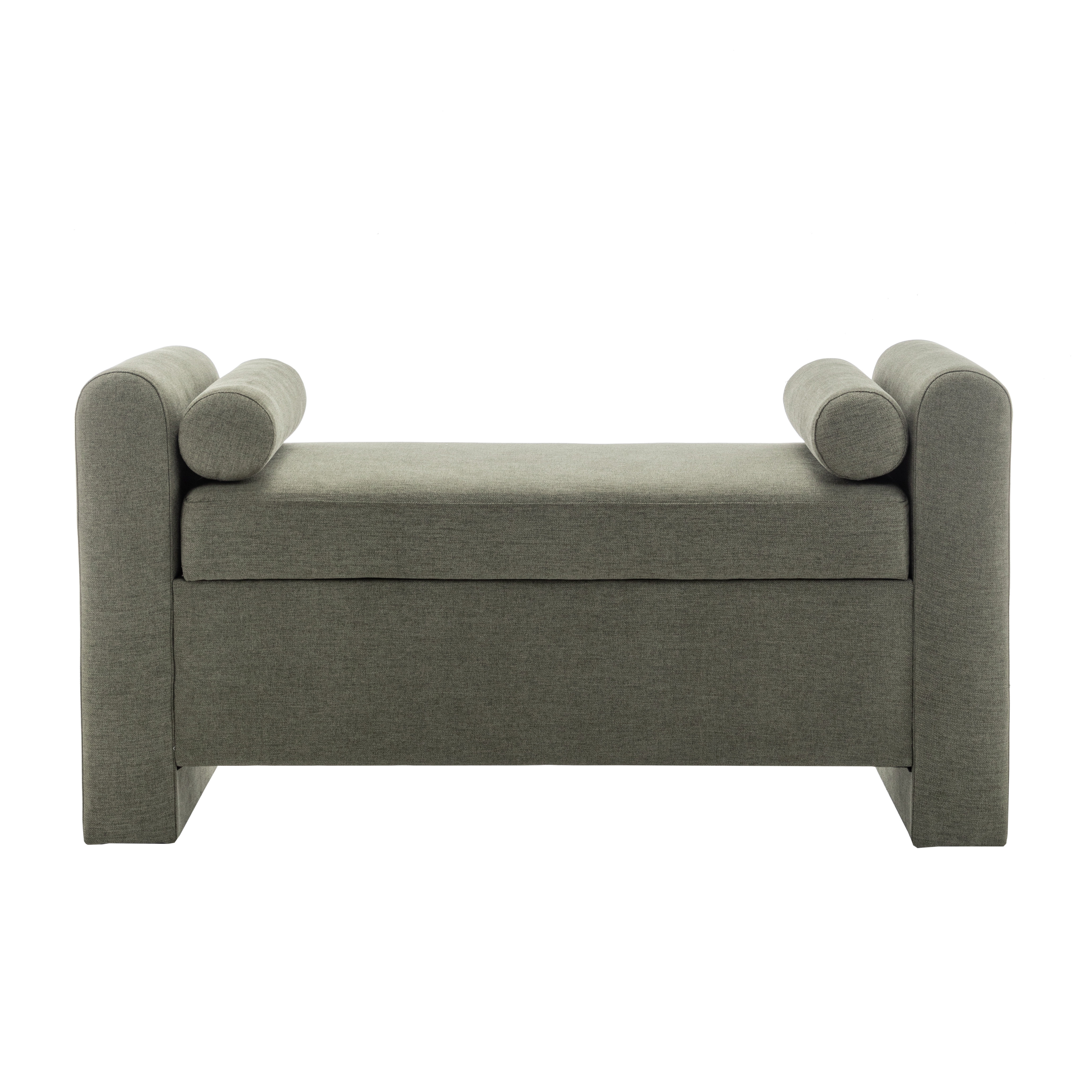 Hokku Designs Lataja Polyester Upholstered Storage Bench & Reviews ...