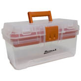 Homak Plastic Transparent 13" Tool Box | Wayfair