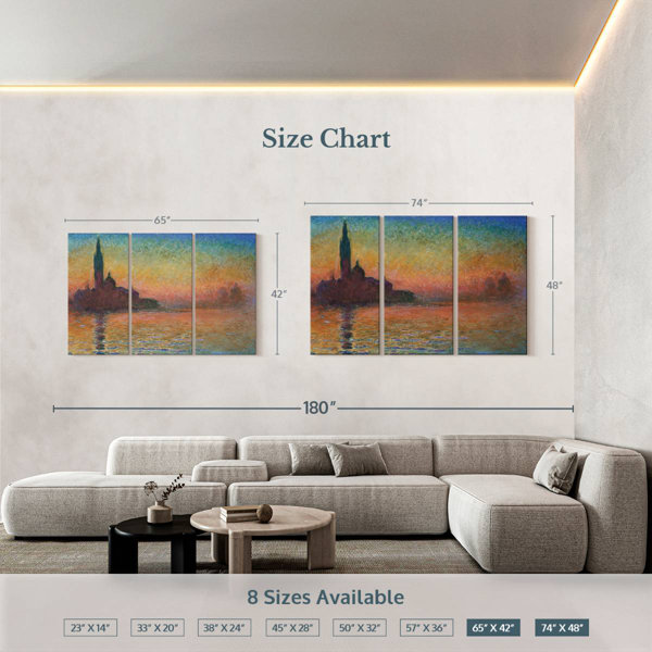 Ebern Designs Kavia San Giorgio Majeur au crépuscule - Wayfair Canada