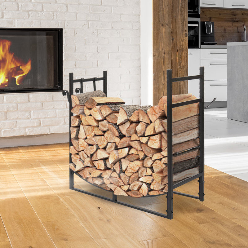 Lark Manor™ Armetrice Steel Log Rack & Reviews | Wayfair