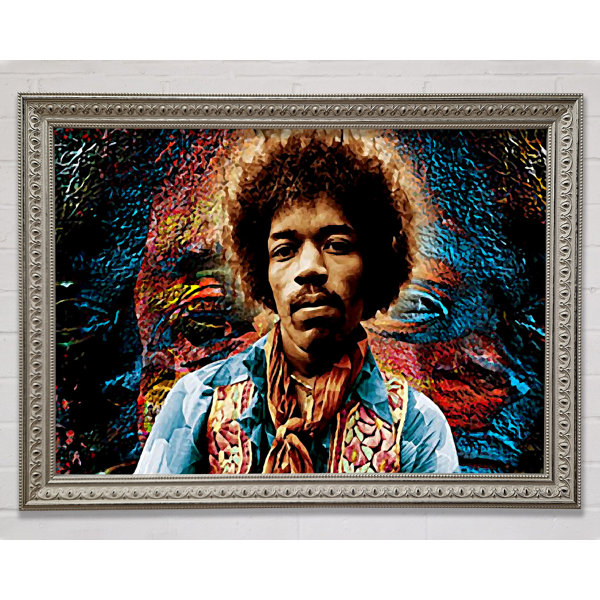 Bright Star Jimi Hendrix Axis Bold As Love - Single Picture Frame Print ...