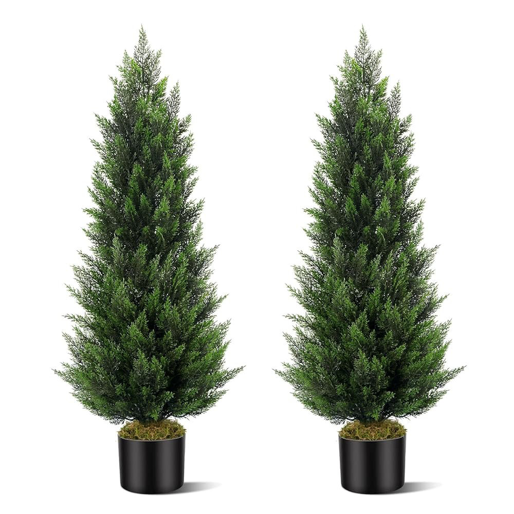 Latitude Run® 47''Artificial Cedar Tree Set In A Pot - Wayfair Canada