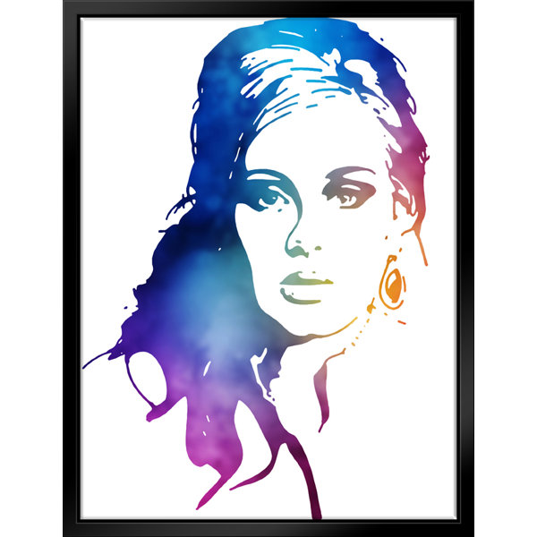 ATX Art Group LLC Adele Pop Art-Giclee on Canvas with Float Frame ...
