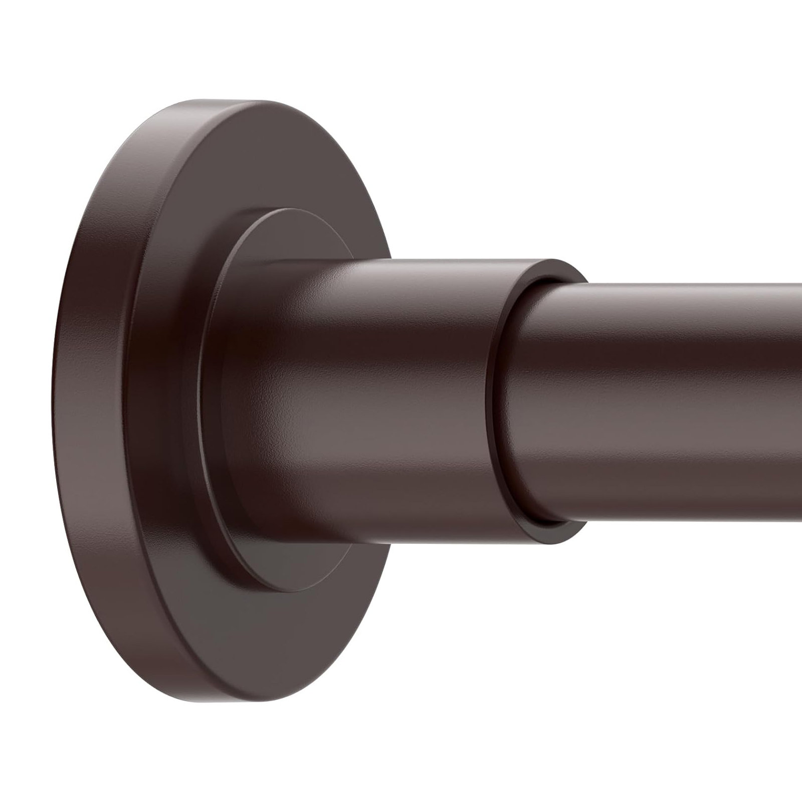 TWDAI Adjustable Spring Tension Shower Curtain Rod - No Drill ...