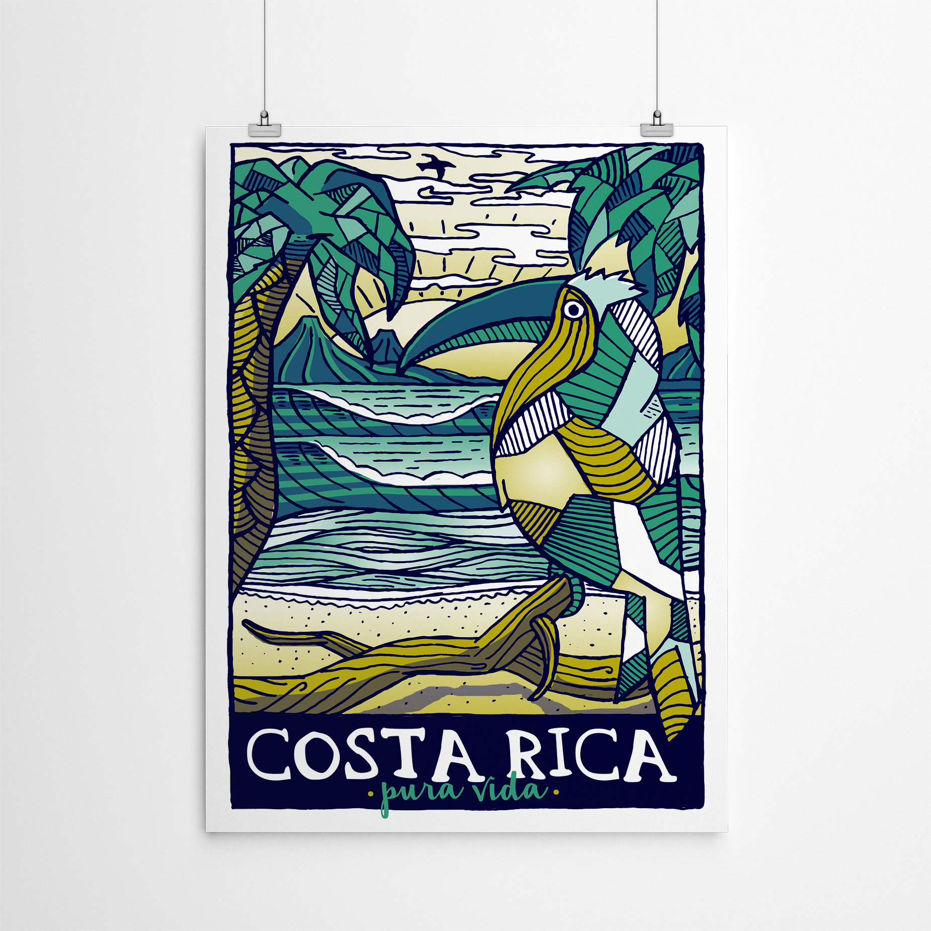 Bay Isle Home Aatif Costaricapattern by Matthew Schnepf - No Frame Art ...