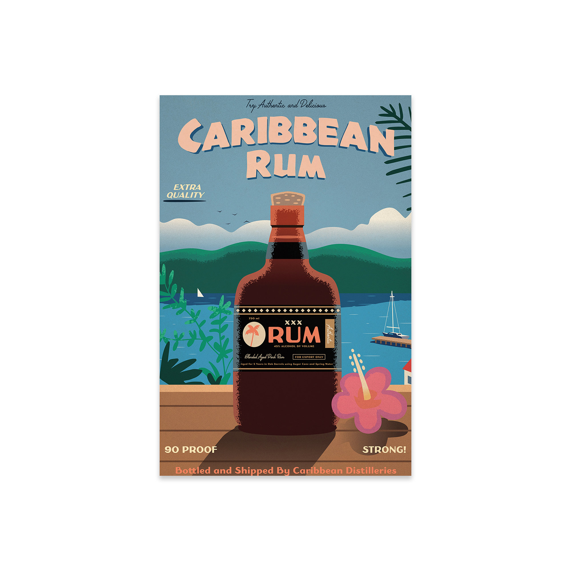 Trinx Caribbean Rum Print On Acrylic Glass - Wayfair Canada