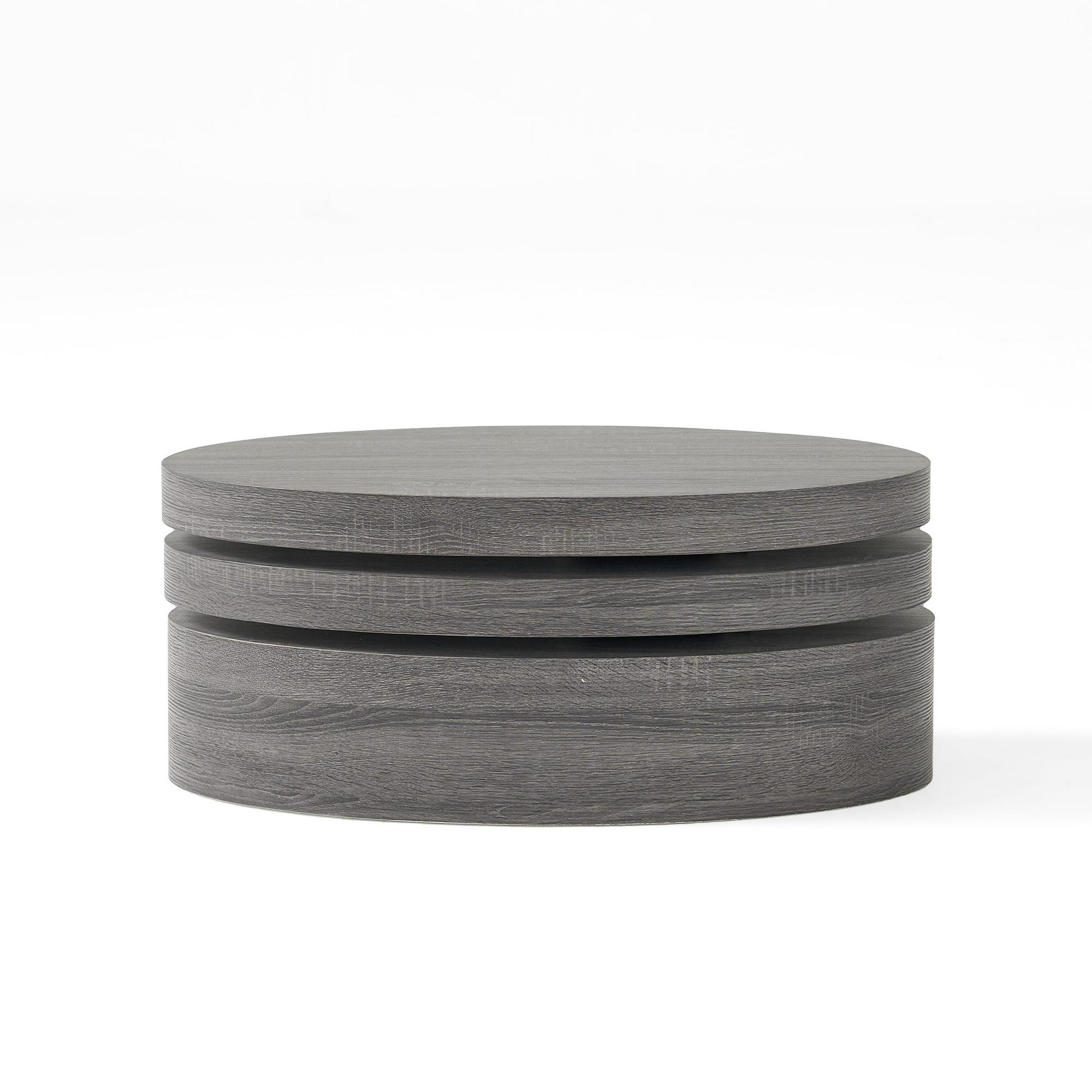 Ivy Bronx Now Chic Oval Coffee Table Revolving | Wayfair