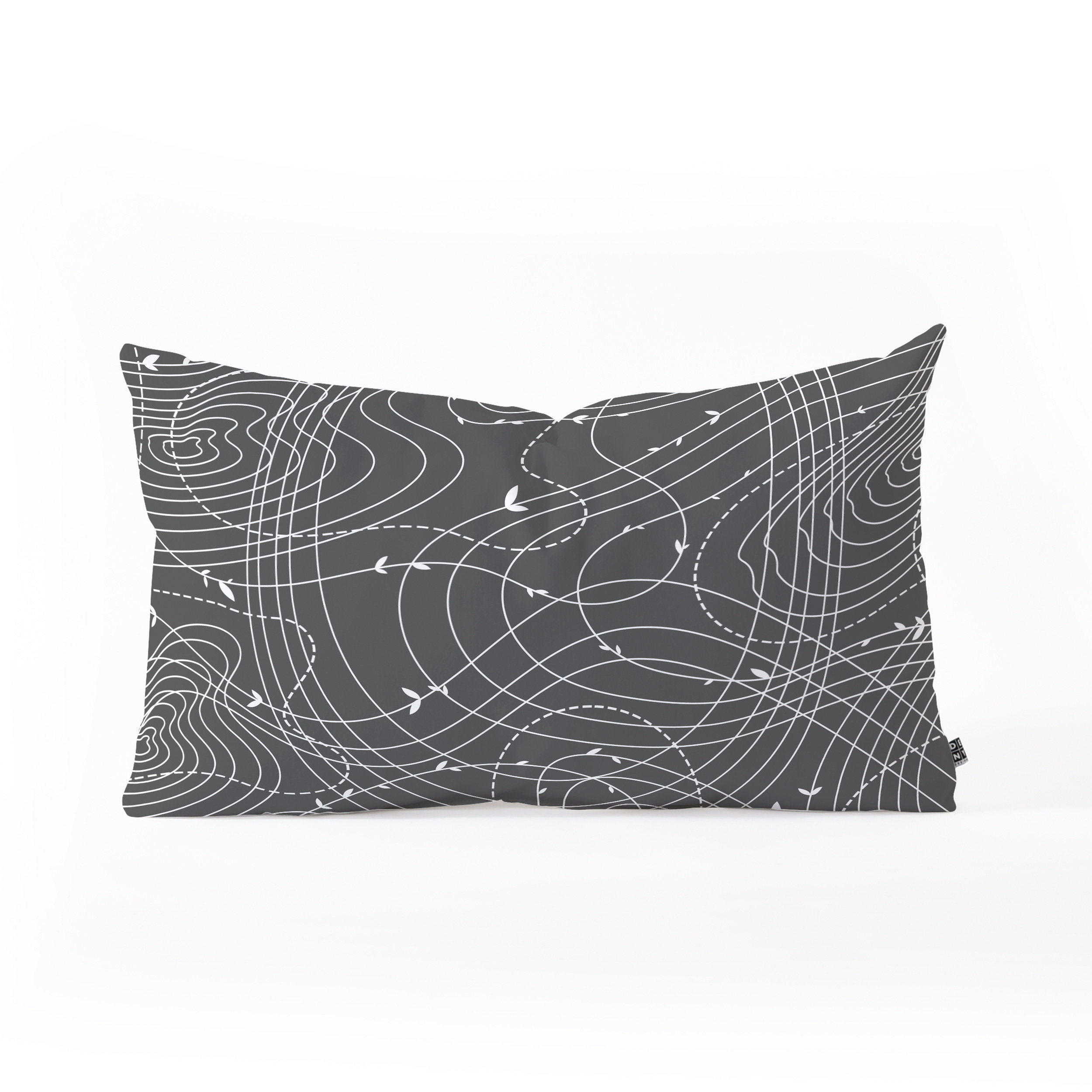 Deny Designs Iveta Abolina the Tangled Web Oblong Indoor/Outdoor Lumbar Pillow | Wayfair