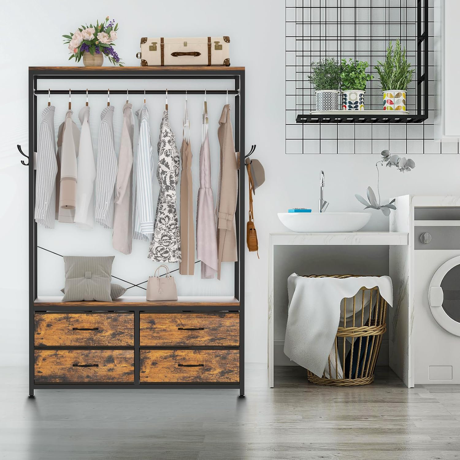 Koala Company 39.3'' Clothing Rack Covers | Wayfair