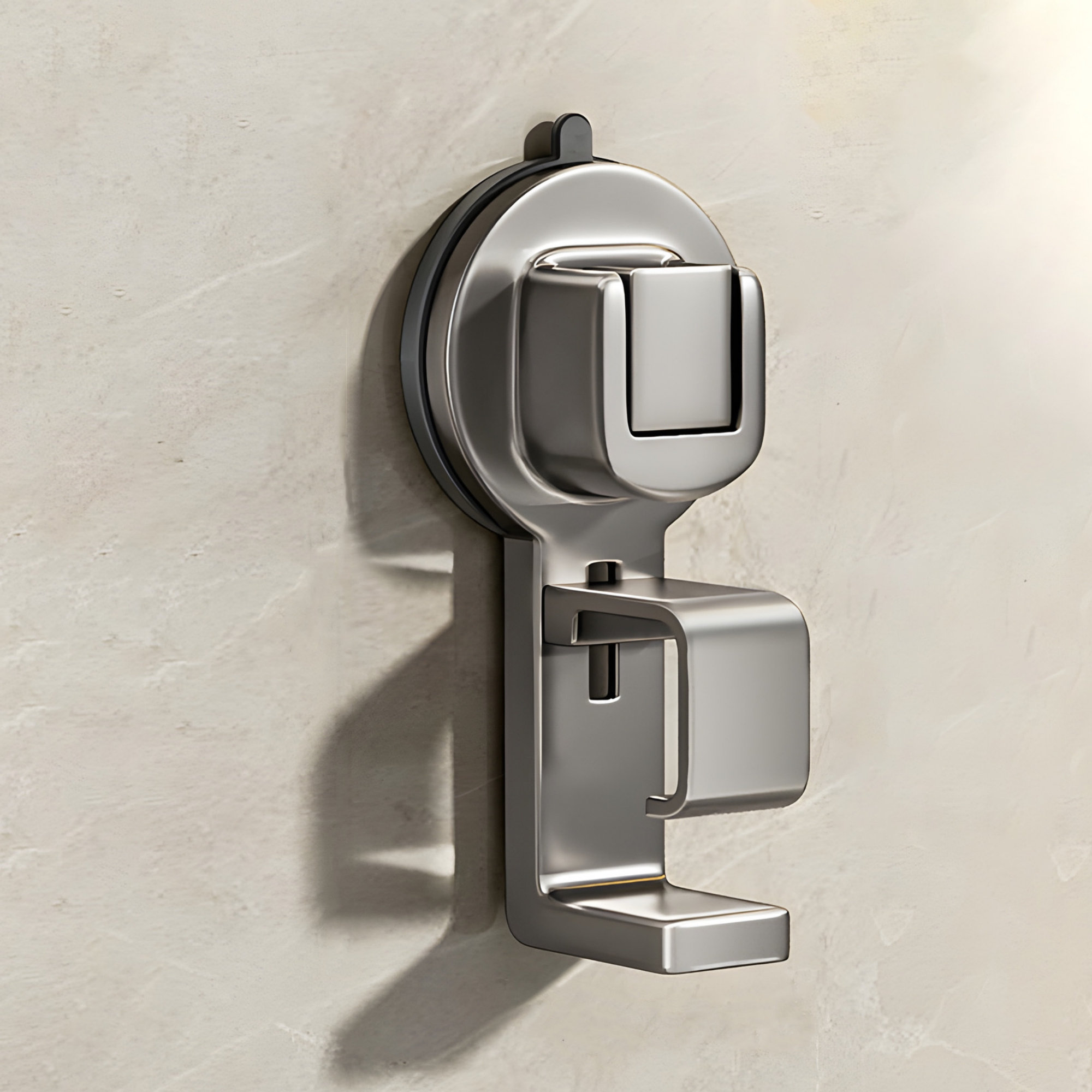 Latitude Run® Non Perforated Suction Cup Basin Hook, Bathroom Shelf ...