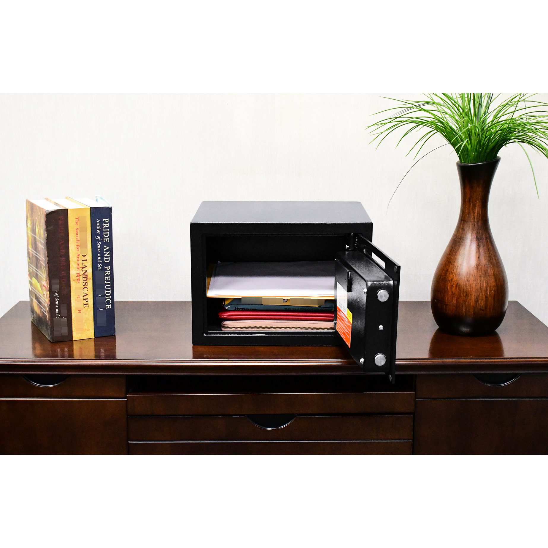ArtisanArcade Steel Construction Safe With Keypad - Secure Your Items ...