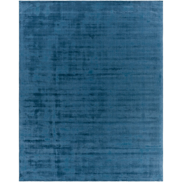 Fennel Viscose Blue Rug & Reviews | Joss & Main