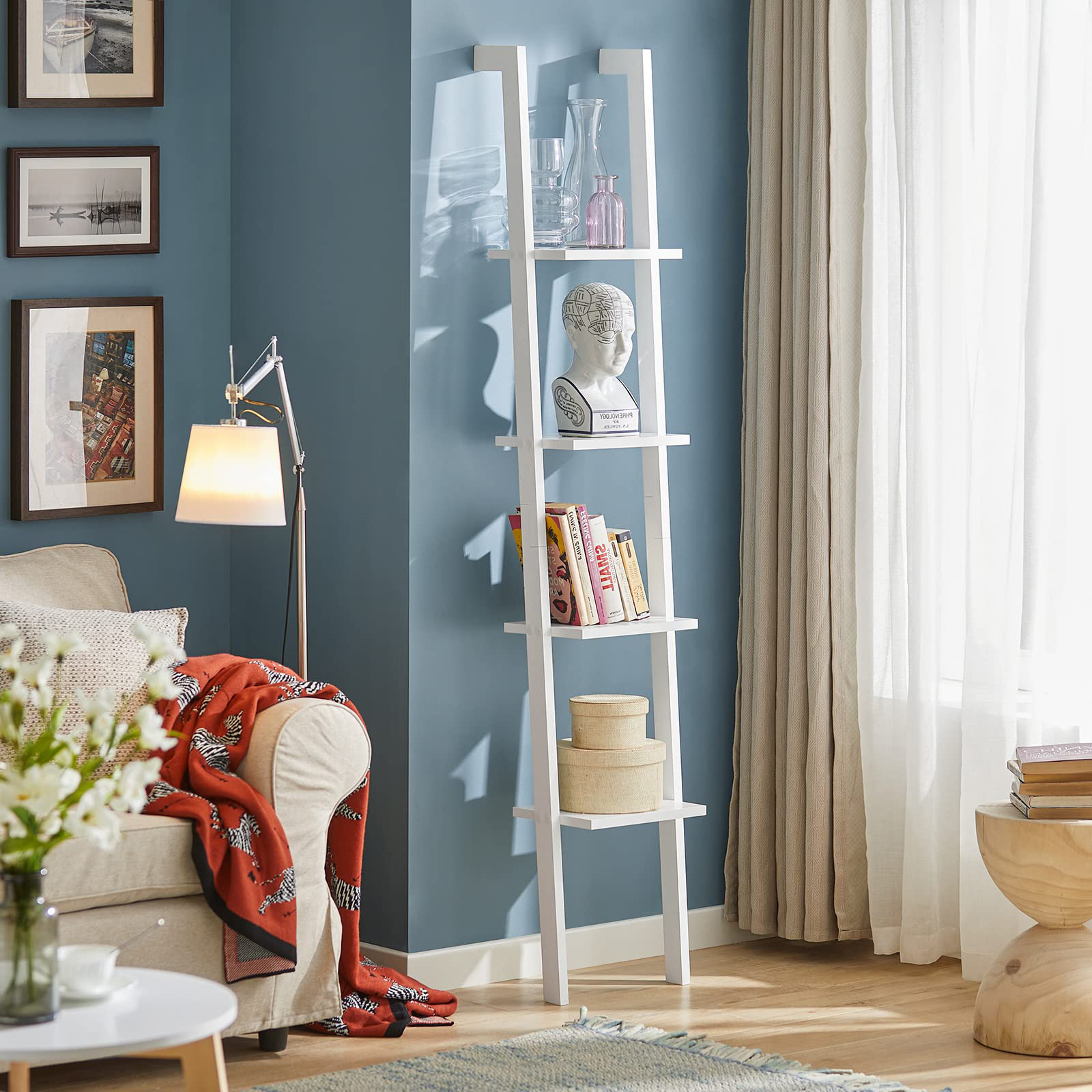 Latitude Run Modern 4 Tiers Ladder Shelf | Wayfair.co.uk