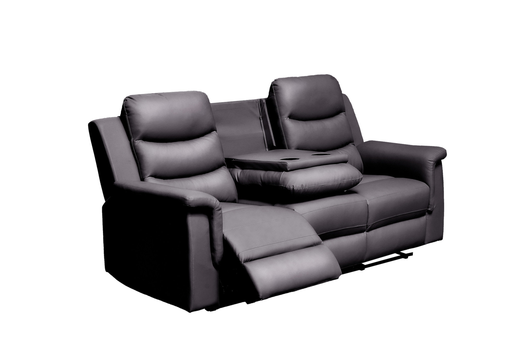 Latitude Run® Reclining Sofa With Middle Console Slipcover, Stretch 3 ...