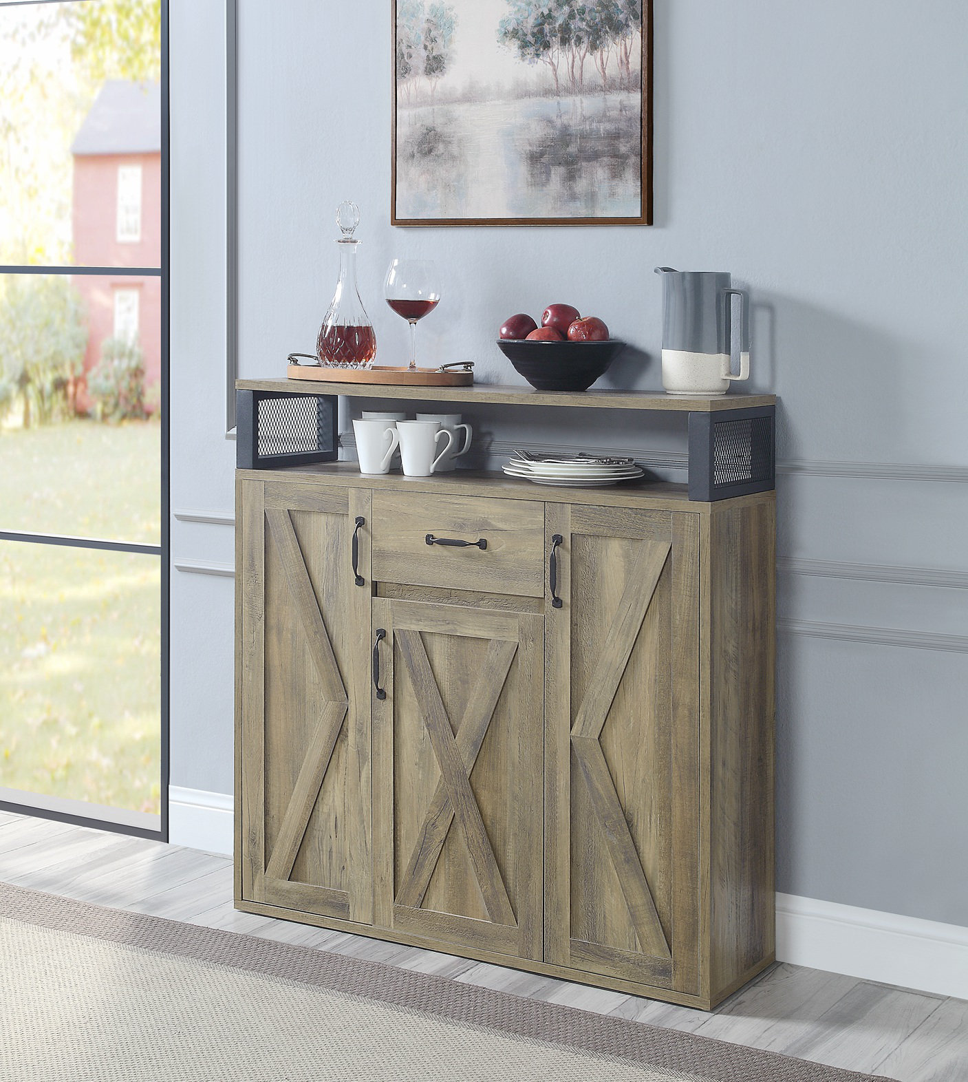 Gracie Oaks Clerence Accent Cabinet | Wayfair