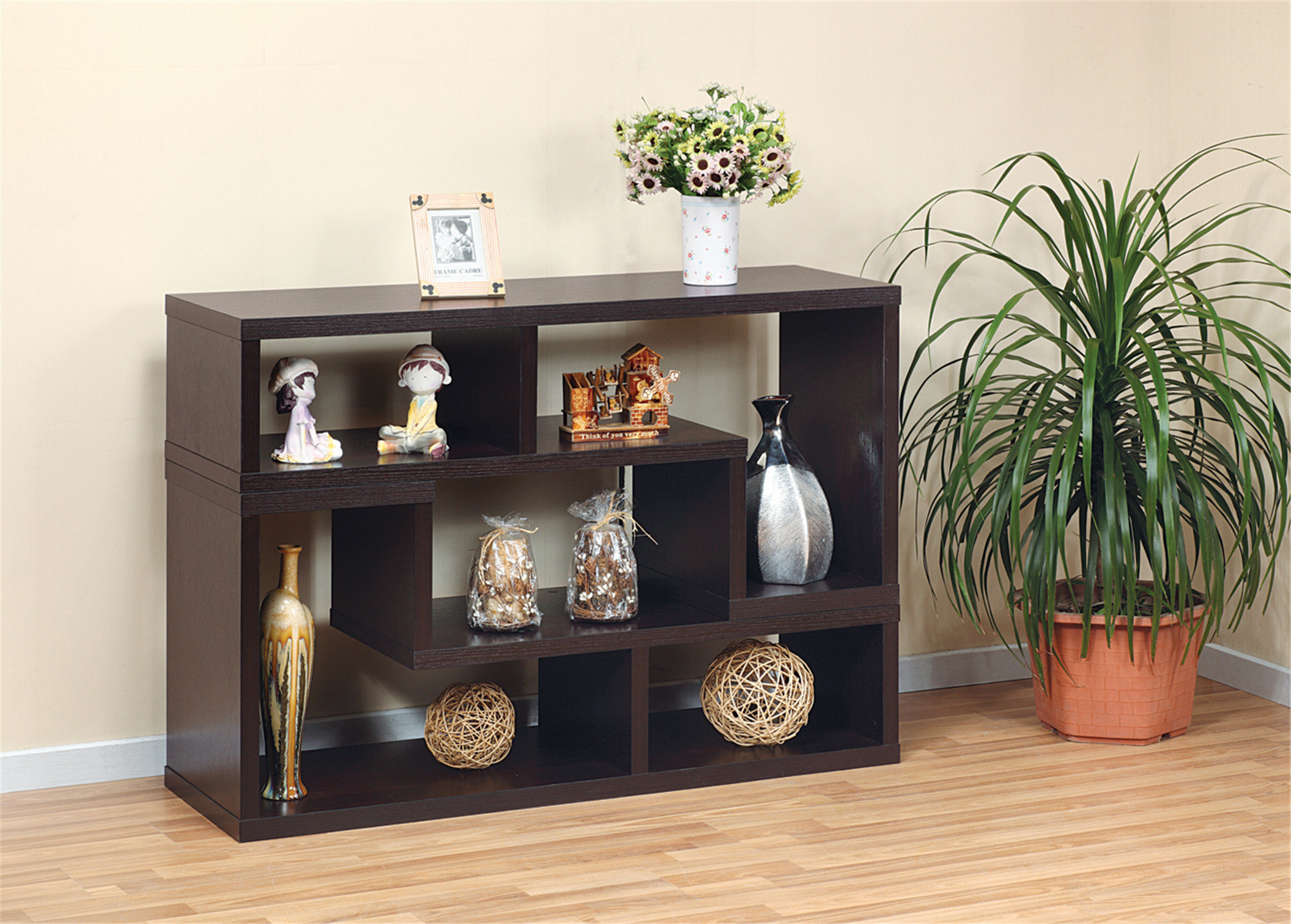 Ebern Designs Versatile Geometric TV Stand with Extendable Design for ...