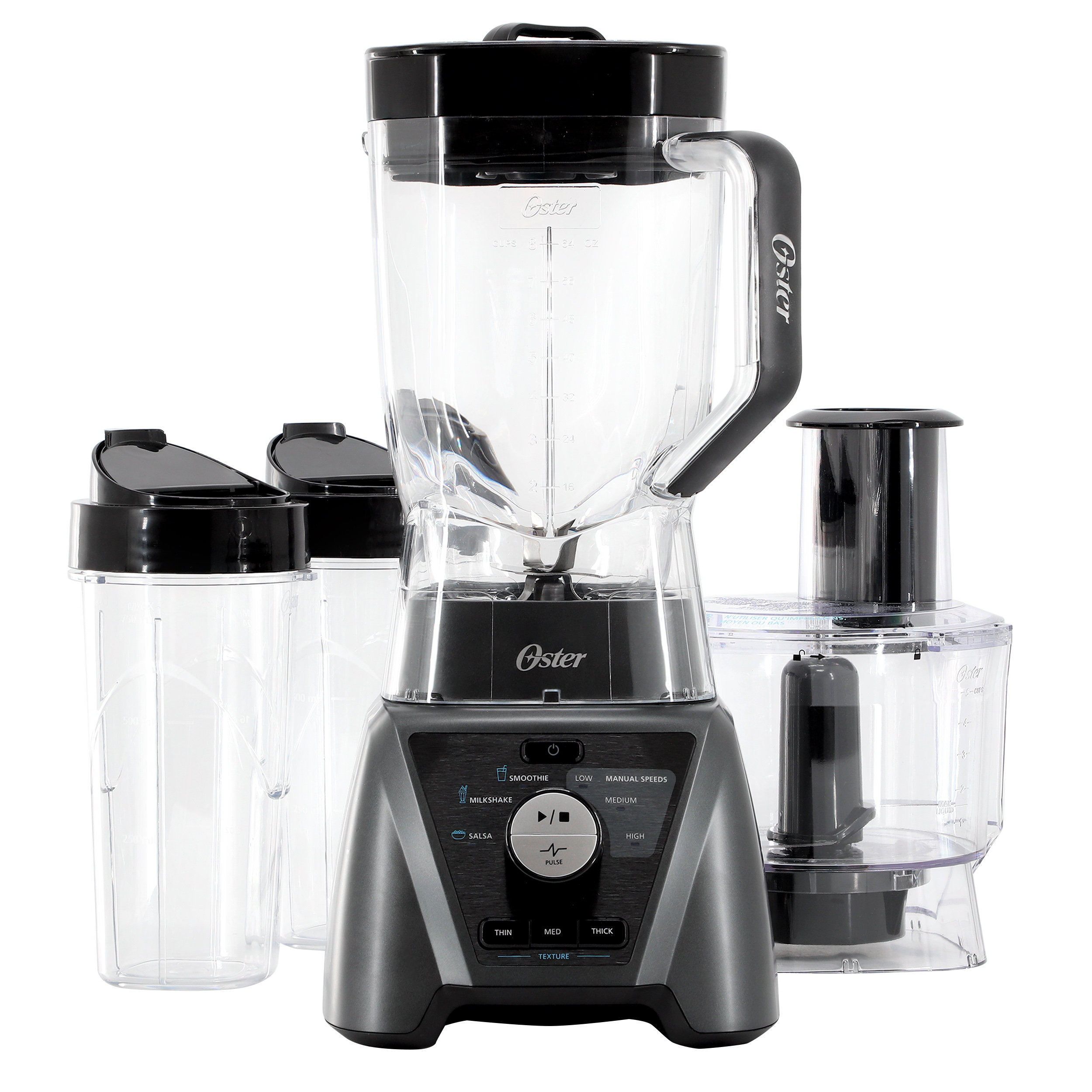 Oster Texture Select Pro Series 1200 Watt Blender and Food Processor ...