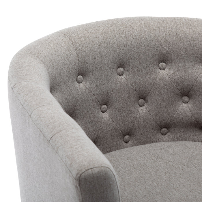 Red Barrel Studio® Upholstered Barrel Chair & Reviews | Wayfair
