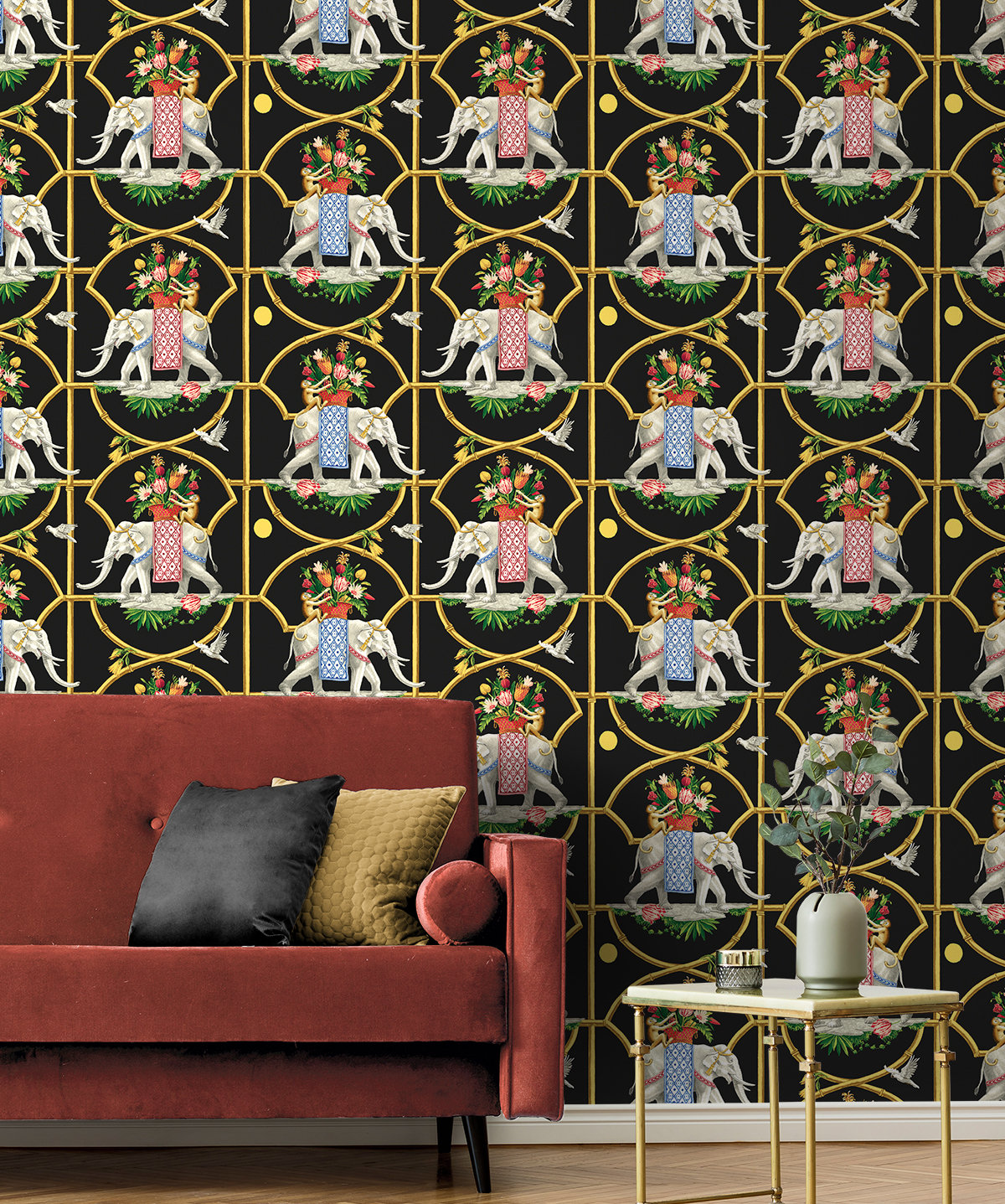 Bungalow Rose Harrison Howard Before The Raj Toile 18' L x 20.5" W Peel ...