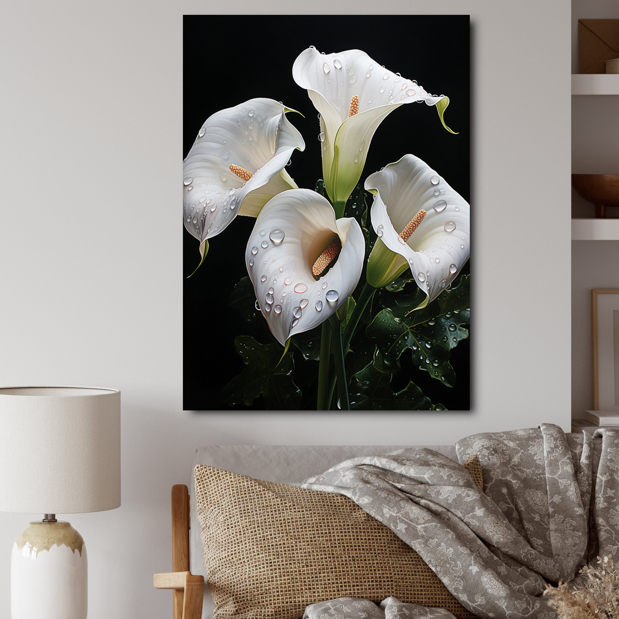 Ebern Designs Hibiscus Glimmering Beauty III - Floral Wall Art Prints ...