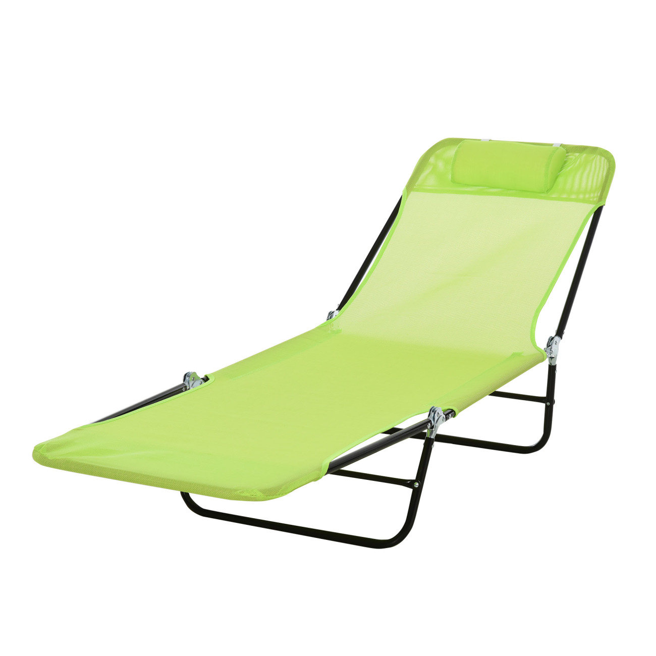 Ebern Designs Modern Folding Chaise Lounge Chair, Pool Sun Tanning ...
