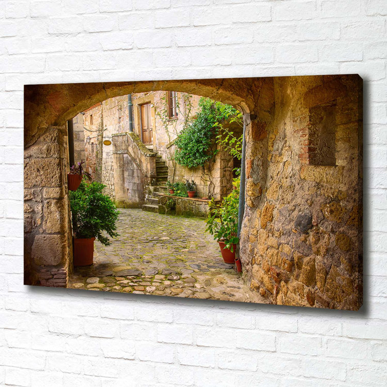 Ophelia & Co. A Charming Street - Wrapped Canvas Art Prints | Wayfair.co.uk