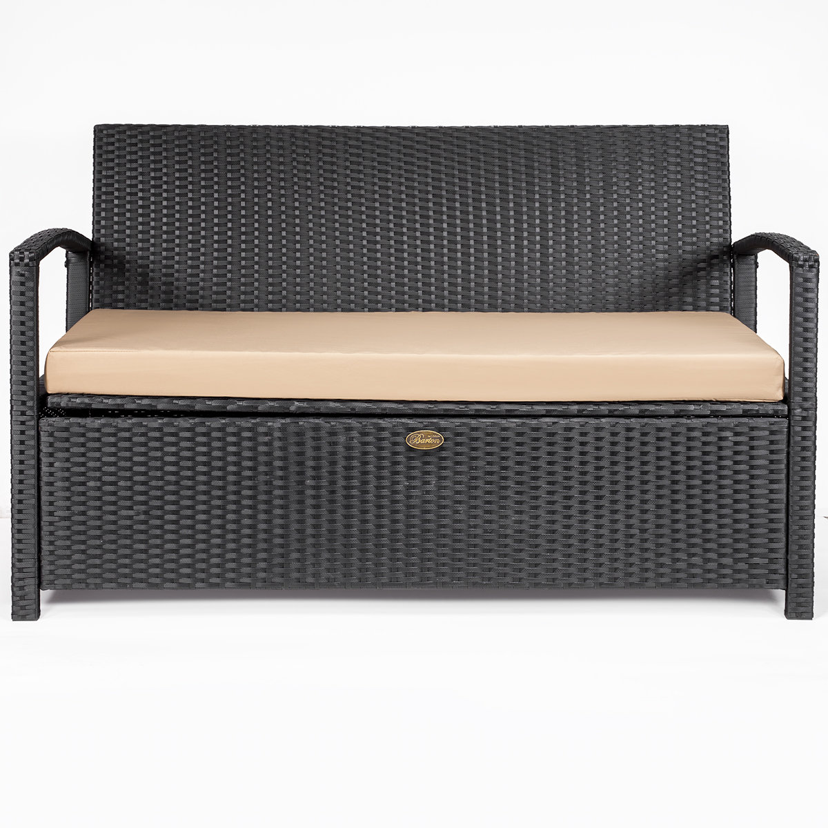 Barton Water Resistant Wicker Bench- 70 Gallon Storage & Reviews | Wayfair