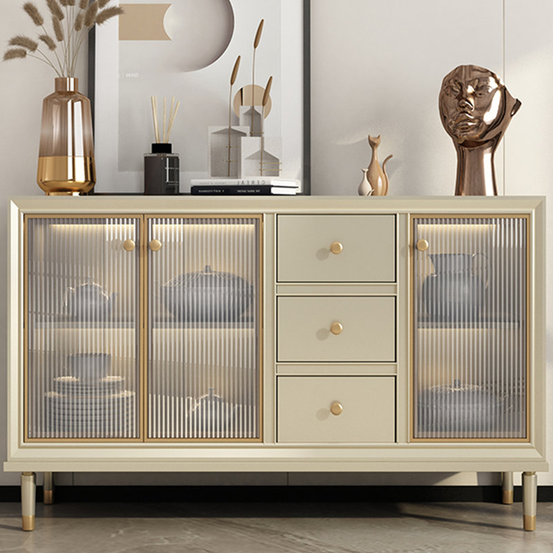 Dream cabinet Light luxury solid wood simple storage cabinet | Wayfair