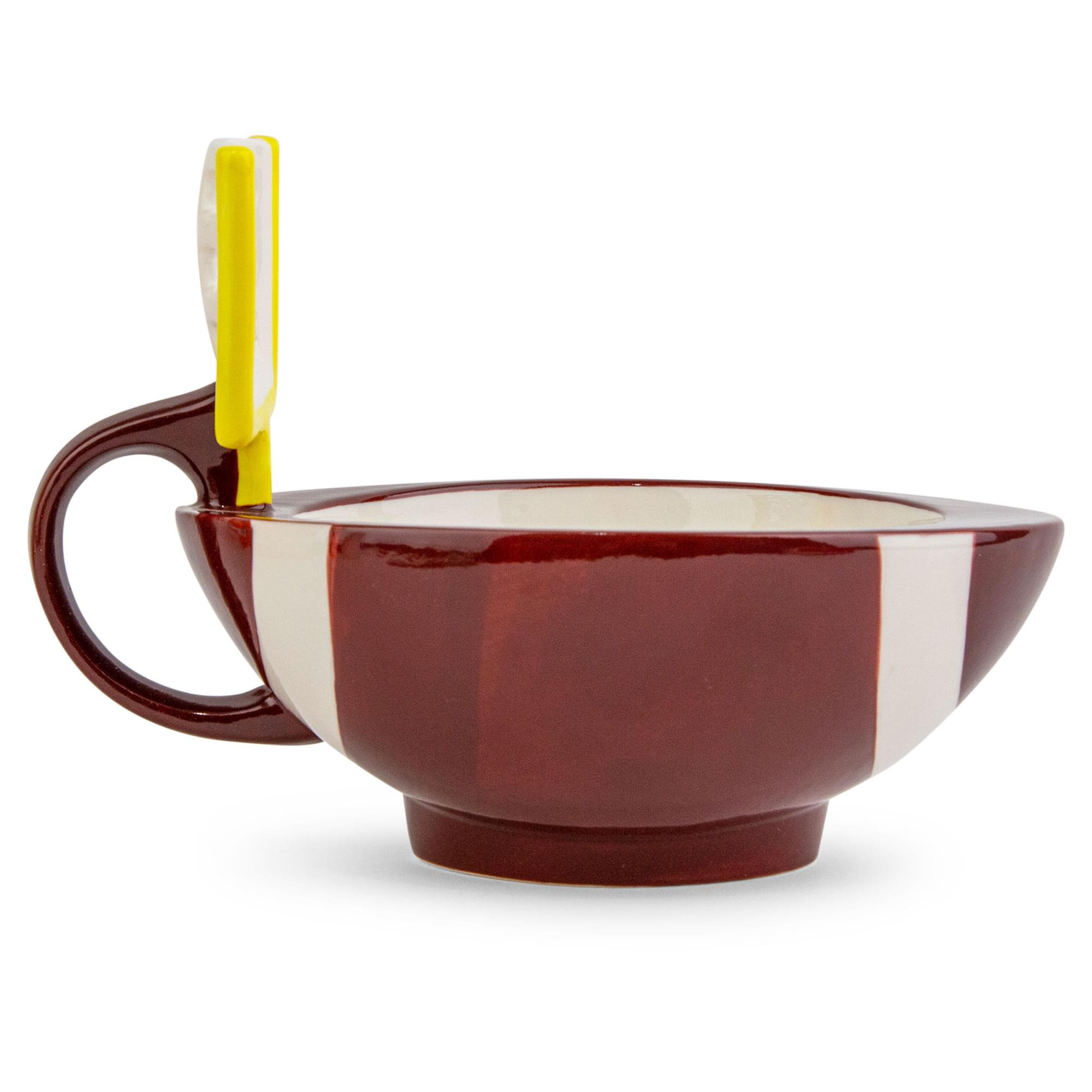 Trinx Football Mug With Field Goal 16oz Sculpted Ceramic Mug | Wayfair