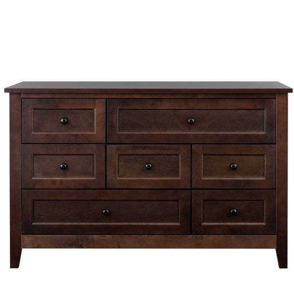 Wildon Home® Doswell Solid Wood 7 - Drawer Accent Chest Entryway ...