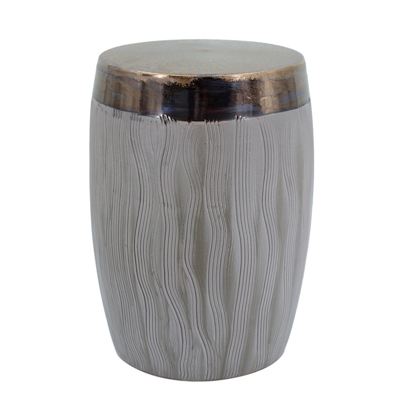 Orren Ellis Ceramic Accent Stool | Wayfair