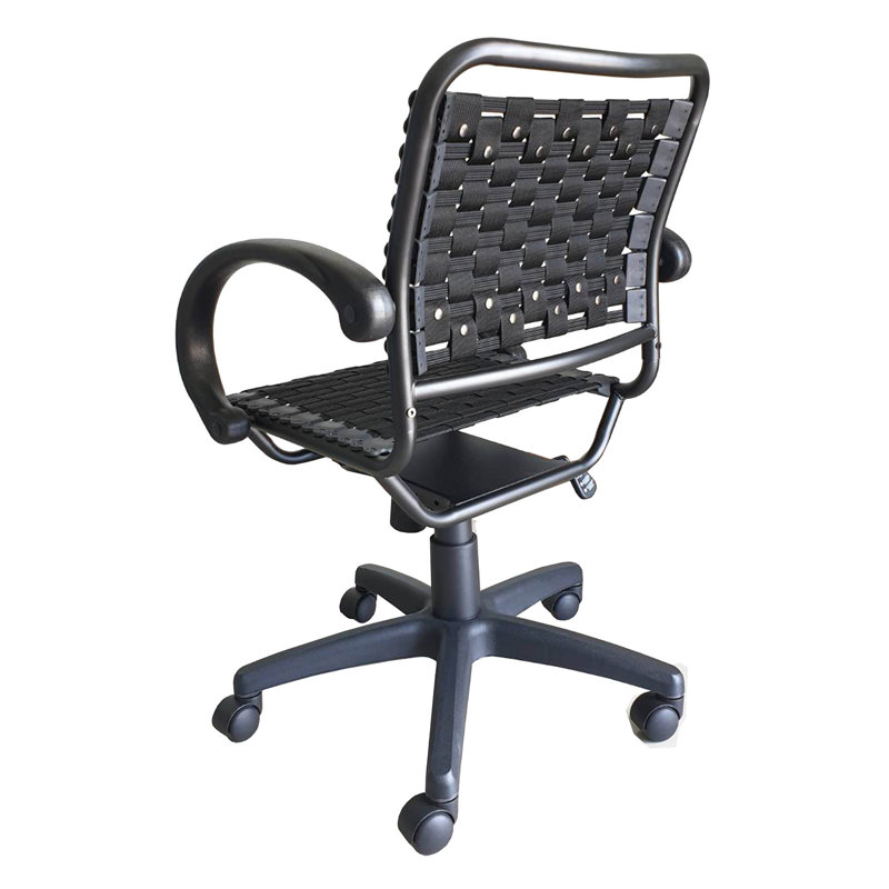 Wildon Home® Myshon Bungee Arm Office Chair With Black Coating | Wayfair