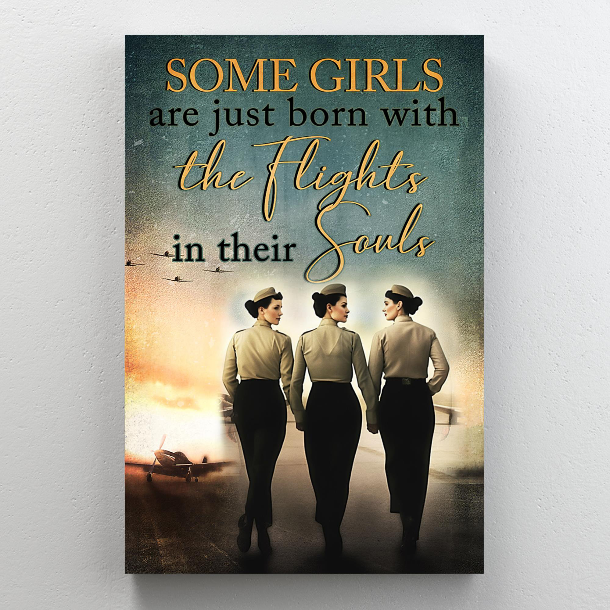 Trinx Some Girls Are Jus Born With The Flights - 1 Piece Rectangle ...