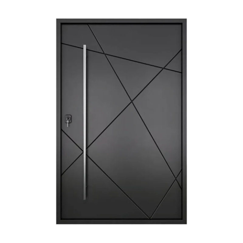 Nationwide Iron Works Caliber Modern Iron Pivot Door | Wayfair