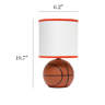 Ebern Designs Simple Designs 10.7" Mekal Mini Basketball Table Lamp For ...