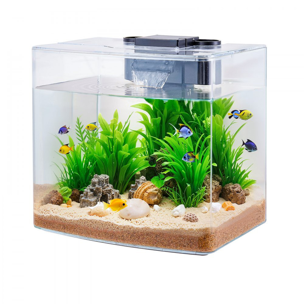 Tucker Murphy Pet™ 3.5 Gallon Fish Tank Aquarium Smart Arch Clear GPPS ...