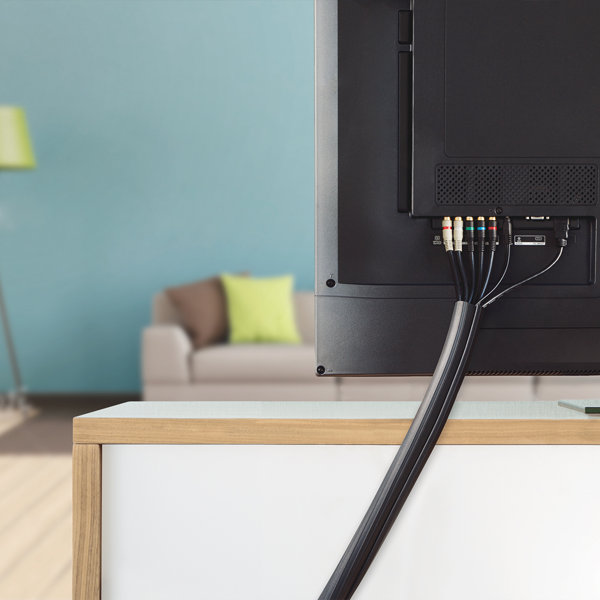 UT Wire Cable Management 12 Ft Flexi Cable Wrap & Reviews | Wayfair