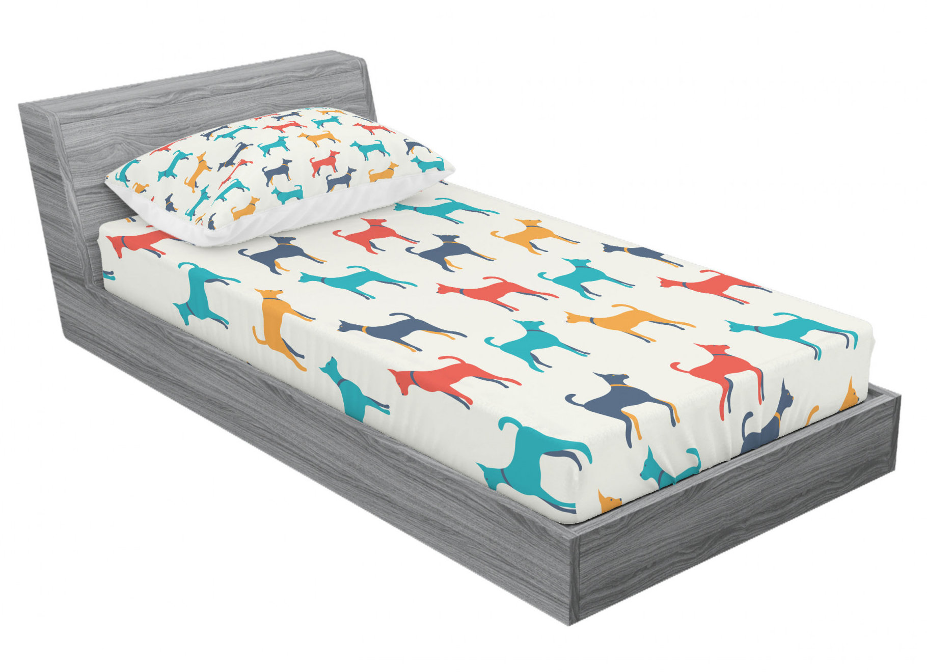 Ambesonne Dog Sheet Set | Wayfair