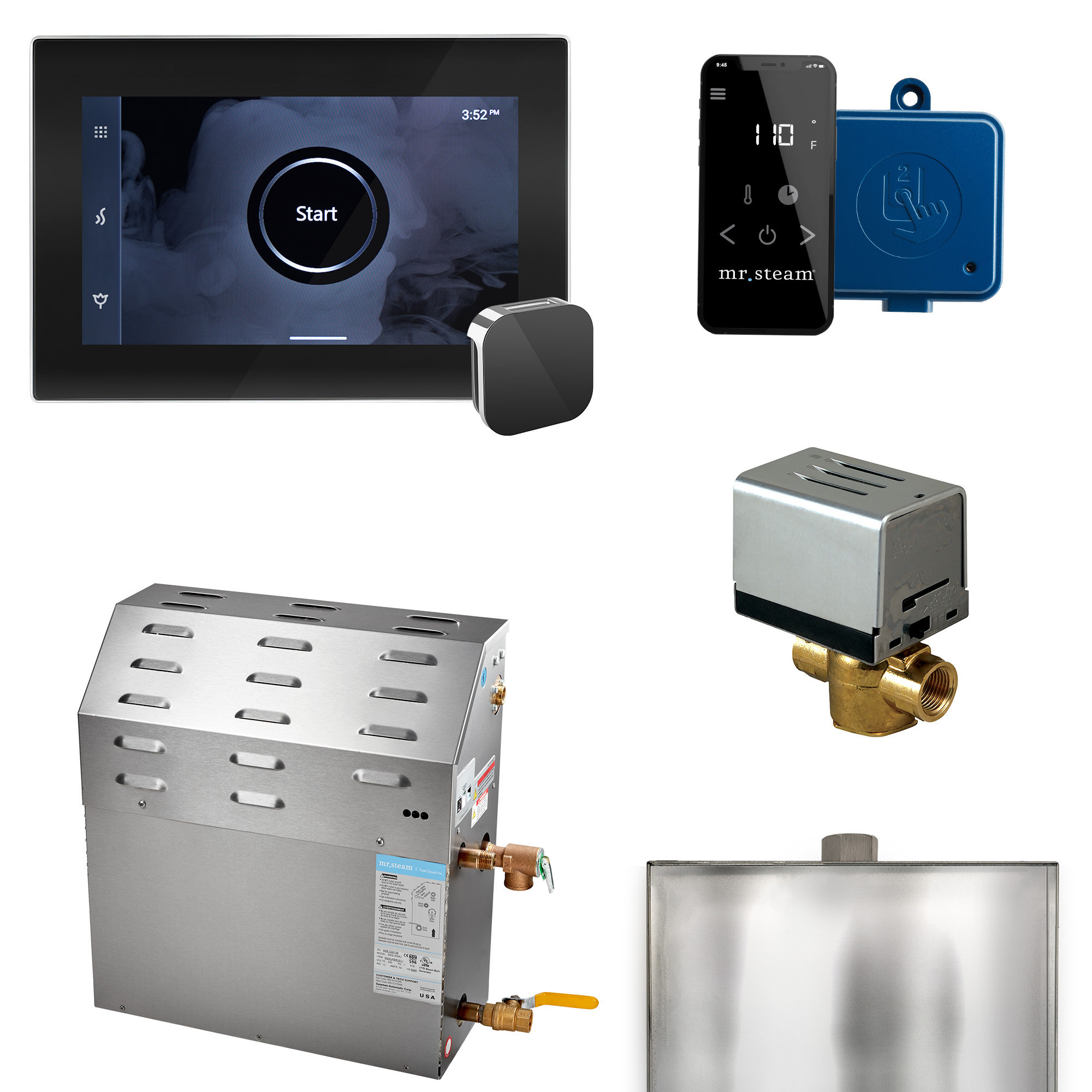 Mr. Steam 15 kW Steam Generator Package - Wayfair Canada