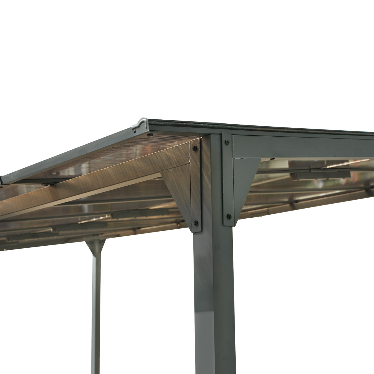 Lipoton Wall-Mounted Gazebo 14.76*9.22 FT Outdoor Pergola Gazebo Awning ...