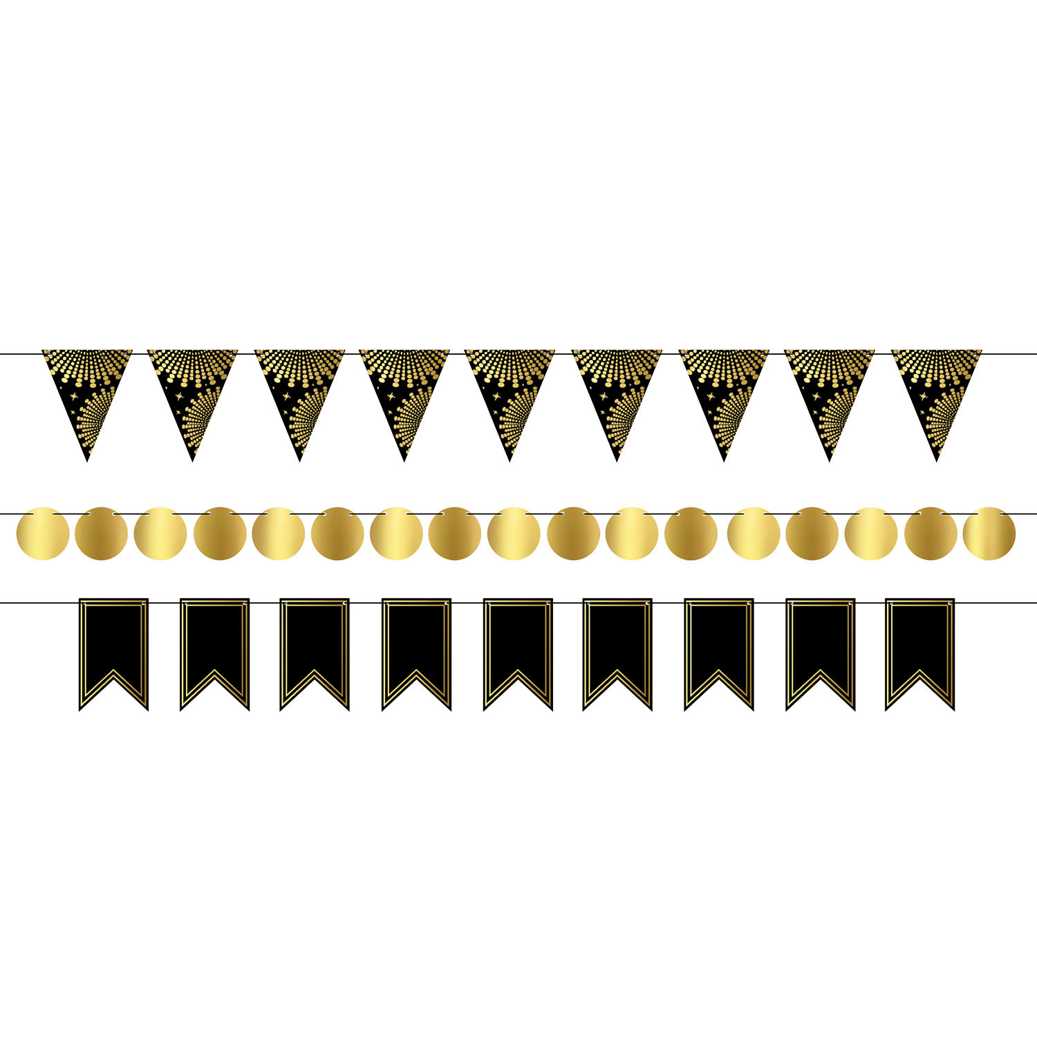 Beistle Foil Mini Streamer Kit - 2"Ã¢â‚¬â€œ6" x 18' - 12 - Pack | Wayfair