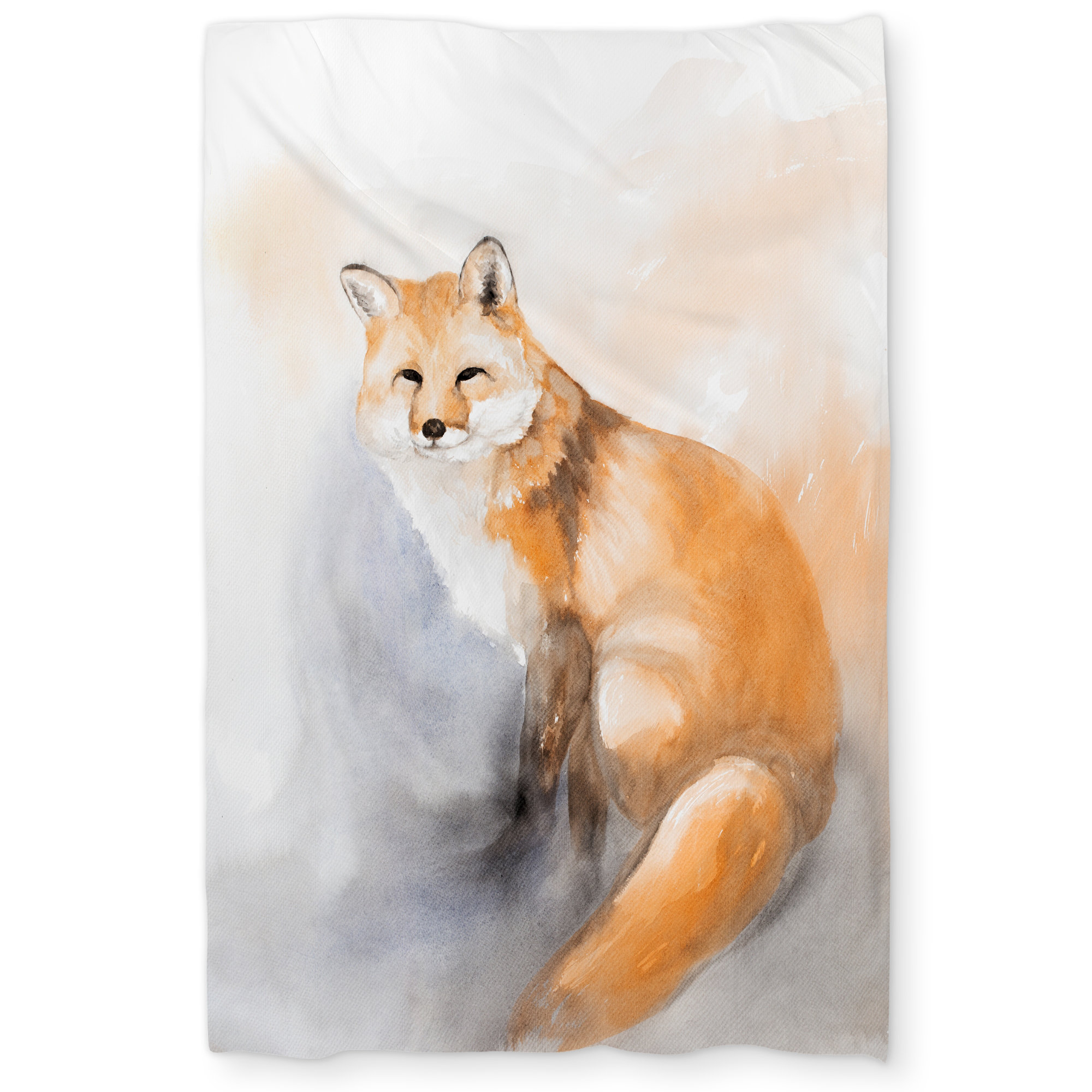 Begin Edition International Inc. Watercolor Fox Duvet Cover | Wildlife ...