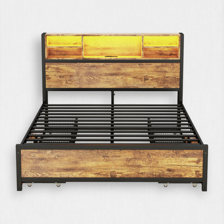 Wrought Studio Jivil Platform Storage Bed | Wayfair