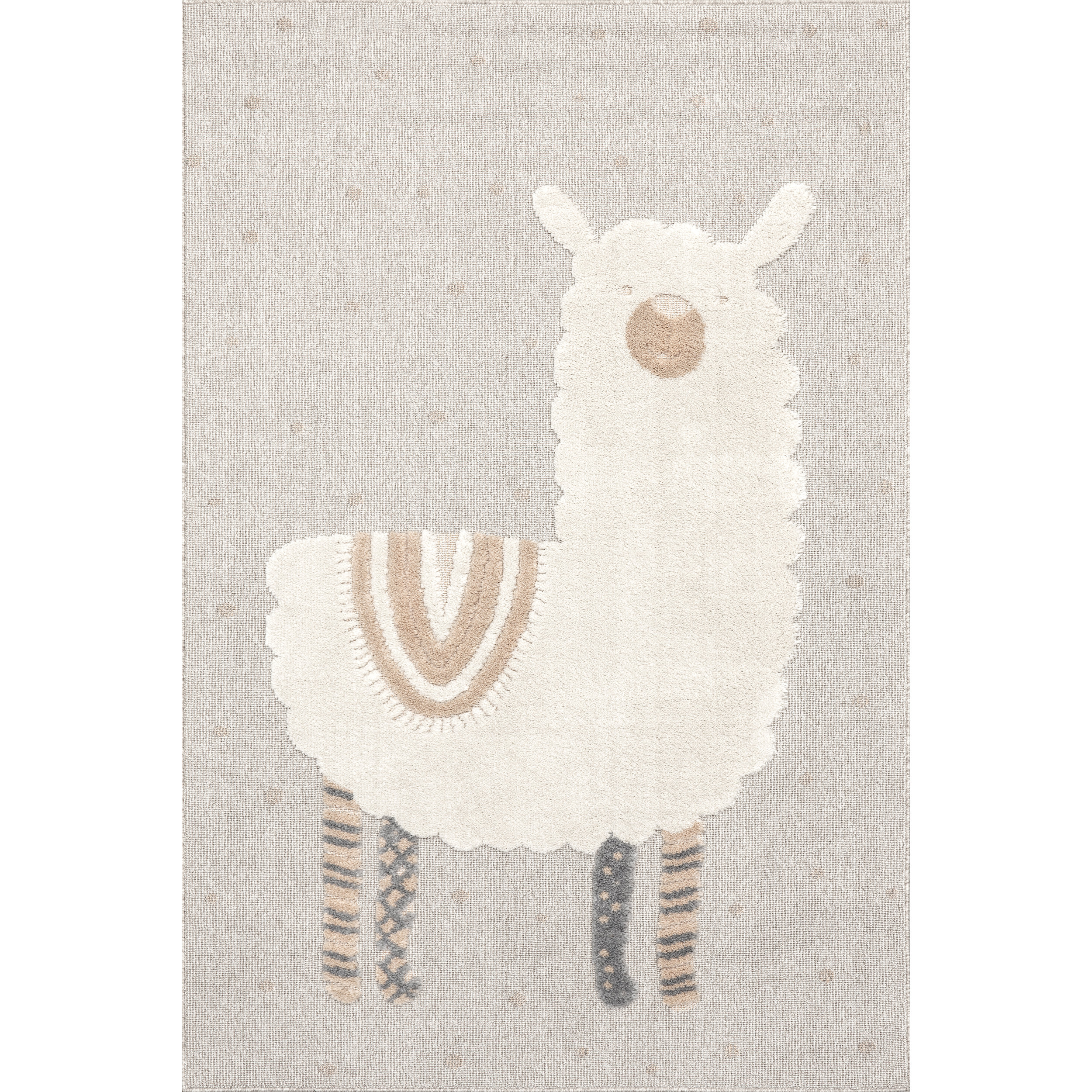 Trinx Tybalt High-Low Alpaca Kids Area Rug | Wayfair
