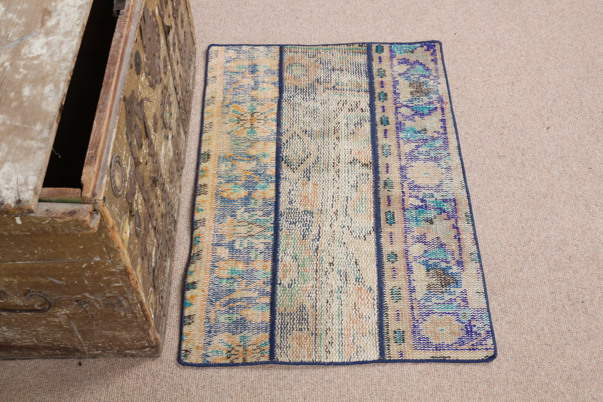 Astoria Grand Small Patchwork Turkish Rug Ideal For The Entrance With A ...