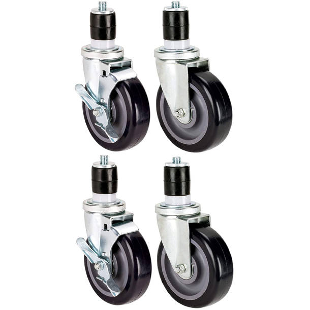 Amgood Stainless Steel Open Base Work Table with Wheels & Reviews | Wayfair