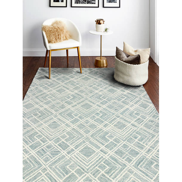 Wrought Studio Grangeville Wool Geometric Rug & Reviews | Wayfair